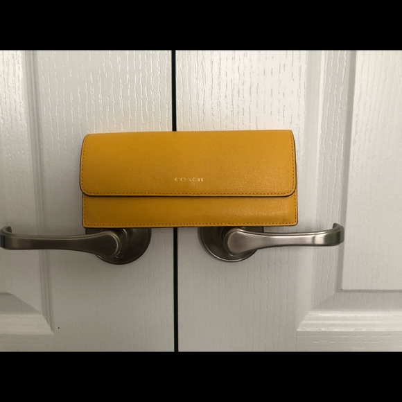 Coach | Bags | Yellow Coach Wallet | Poshmark